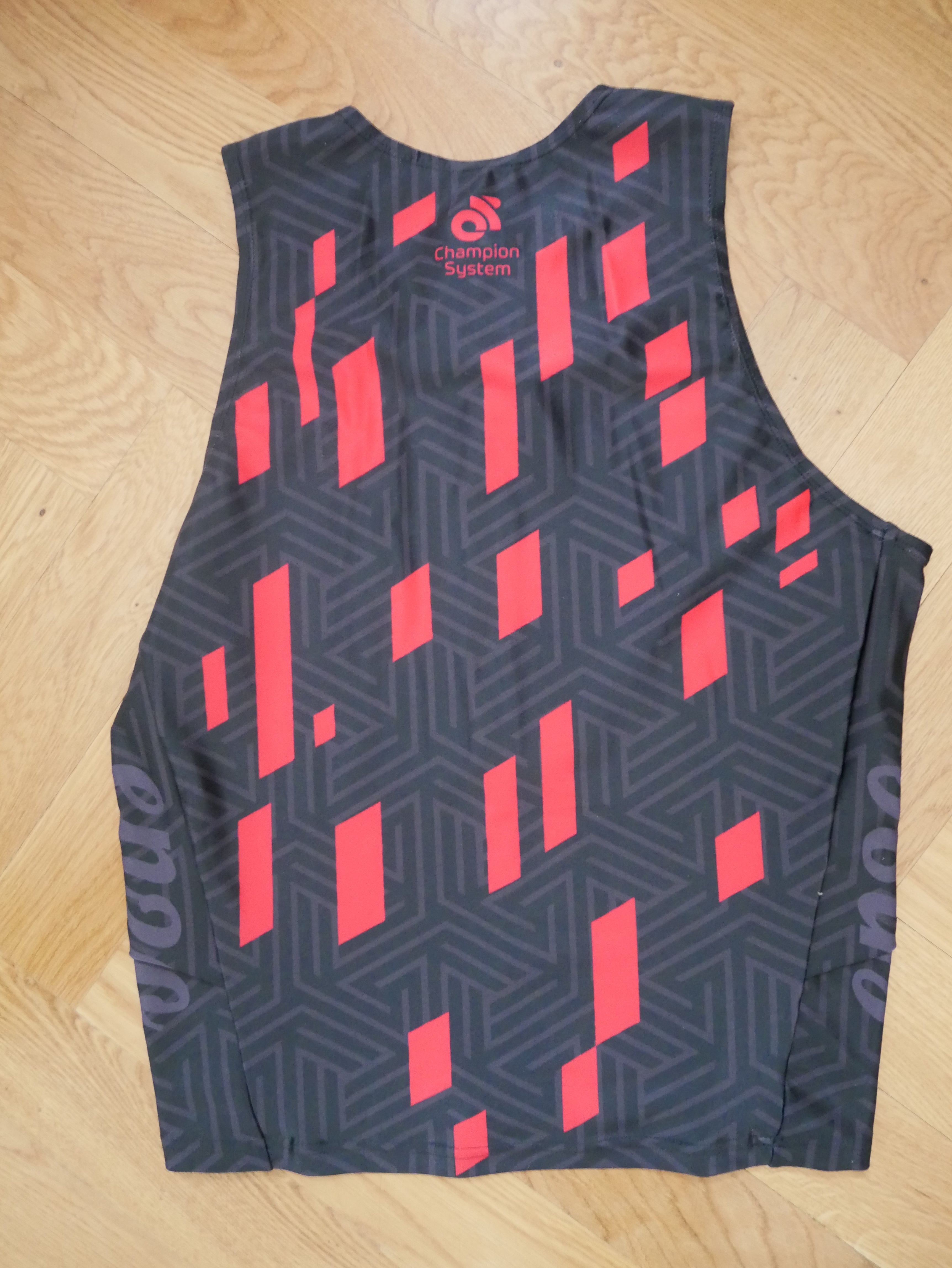 Perf. Men Tri Set 3 (black-red/ front zipper) – Champion System Germany